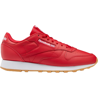 Reebok Men's Classic Leather Shoes - Vector Red / Ftwr White / Rubber ...