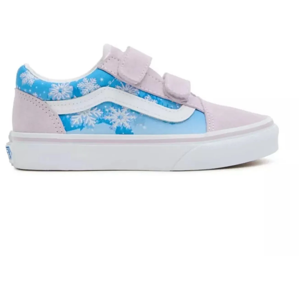 Vans Kids' Old Skool V Shoes - Pink / Blue / White — Just For Sports