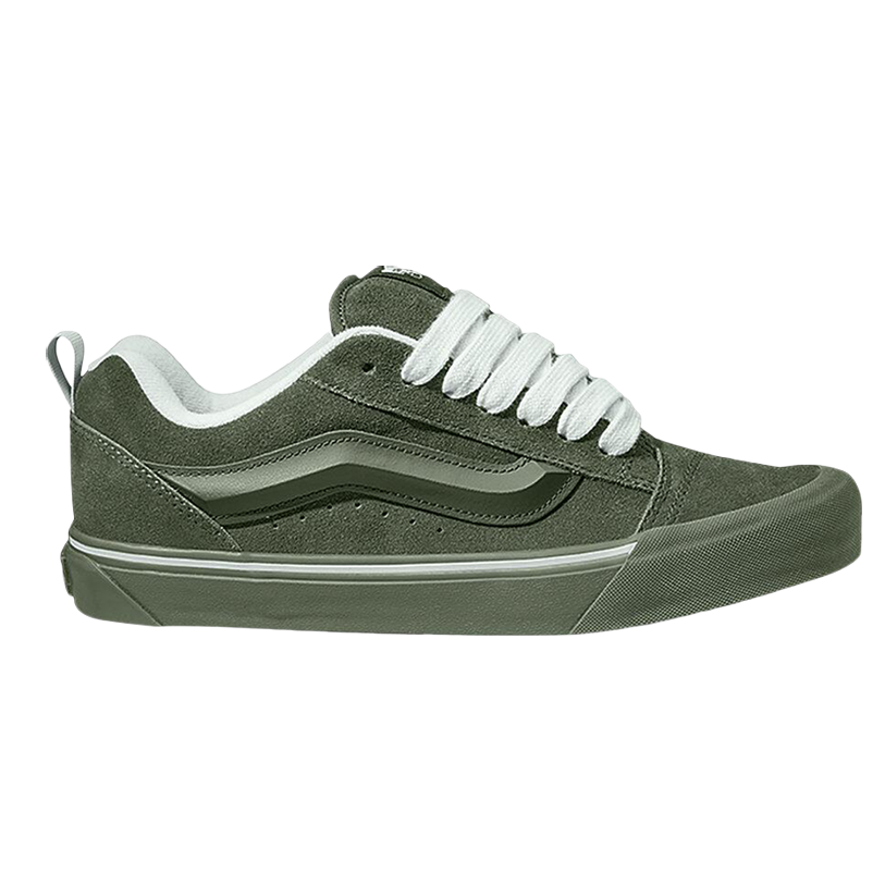 Vans Men's Knu Skool Utility Mono Shoes - Olive — Just For Sports
