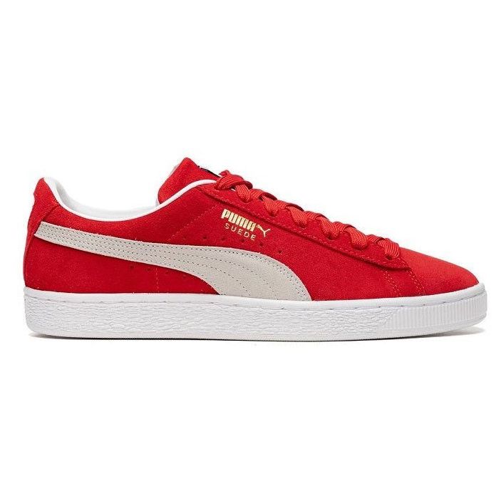 Puma Men's Suede Classic 21 Shoes - High Risk Red / White — Just For Sports