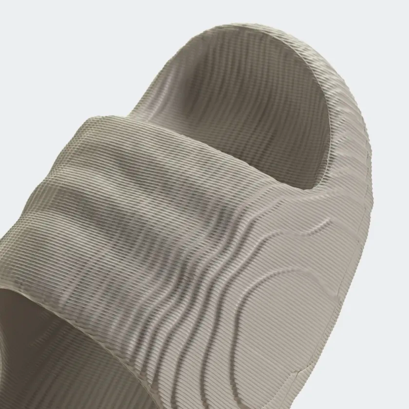 Adidas Men's Adilette 22 Slides - Light Brown / Core Black — Just For ...