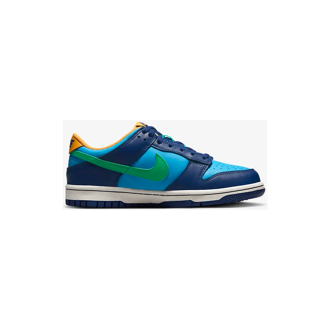 Nike Kids' Dunk Low Shoes - Baltic Blue / Deep Royal / Laser Orange ...