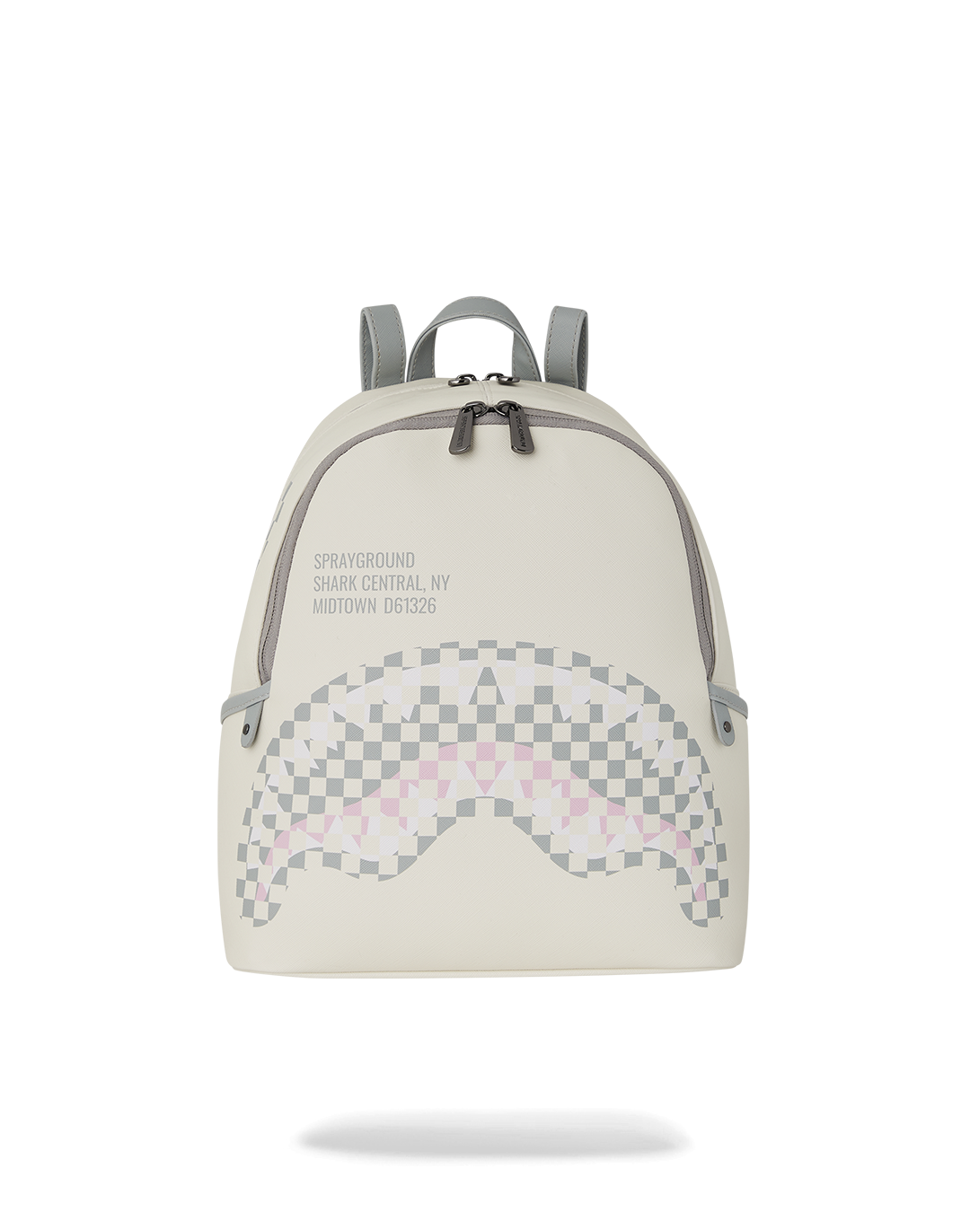 Sprayground Shark Central Dynamic Savage Backpack - Beige / White ...