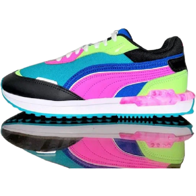 Puma Women's CIty Rider Marble Shoes - Viridian Green / Puma Black / L ...