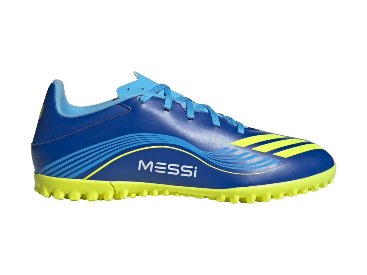 Adidas Men's F50 Messi Club Shoes - Blue / Neon Green — Just For Sports